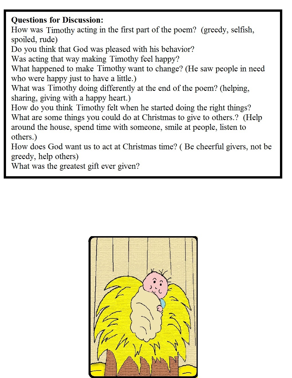 Christmas Sunday School Lesson christmas-sunday-school-lesson